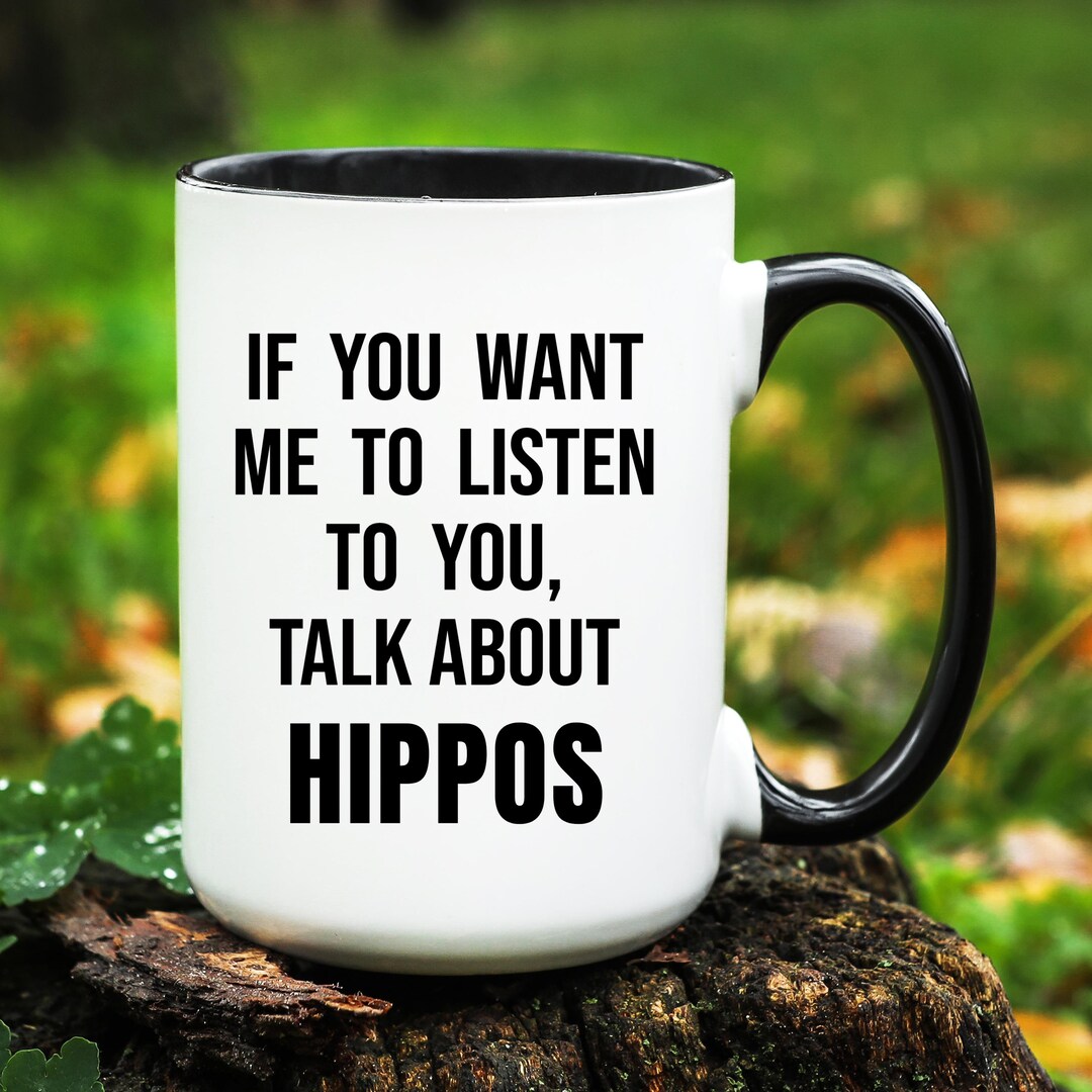 Hippo Gift, Hippo Mug, Hippos Lover Gifts, Funny Hippo Cup, Hippos ...