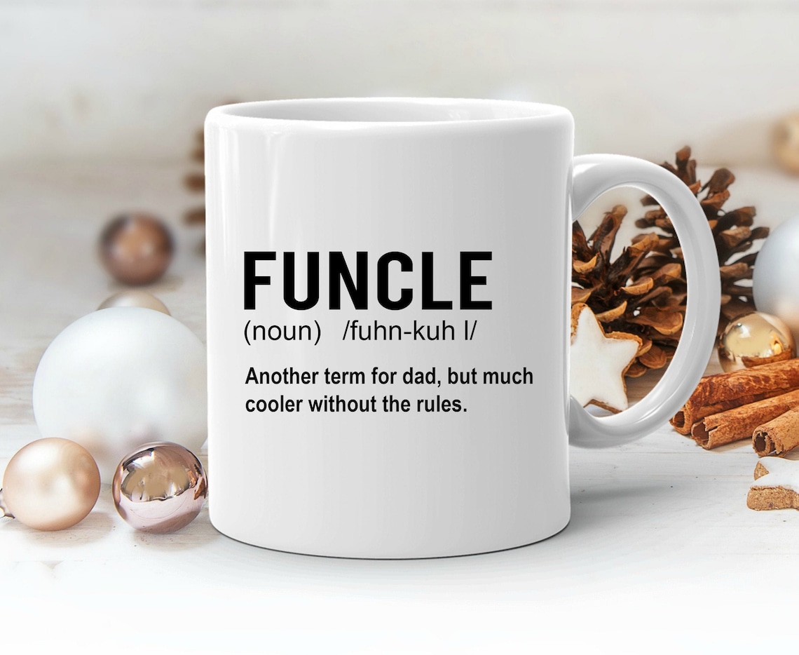 Funcle Mug Funcle Gift Fathers Day Gift for Uncle Uncle - Etsy
