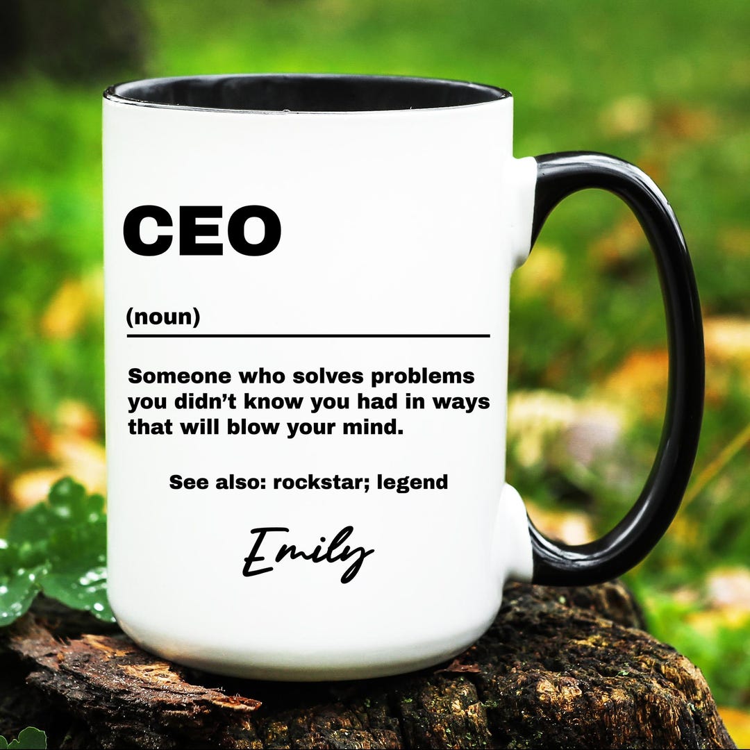 CEO Gift, Personalized CEO Mug, Custom Gifts for CEO, Chief Executive ...