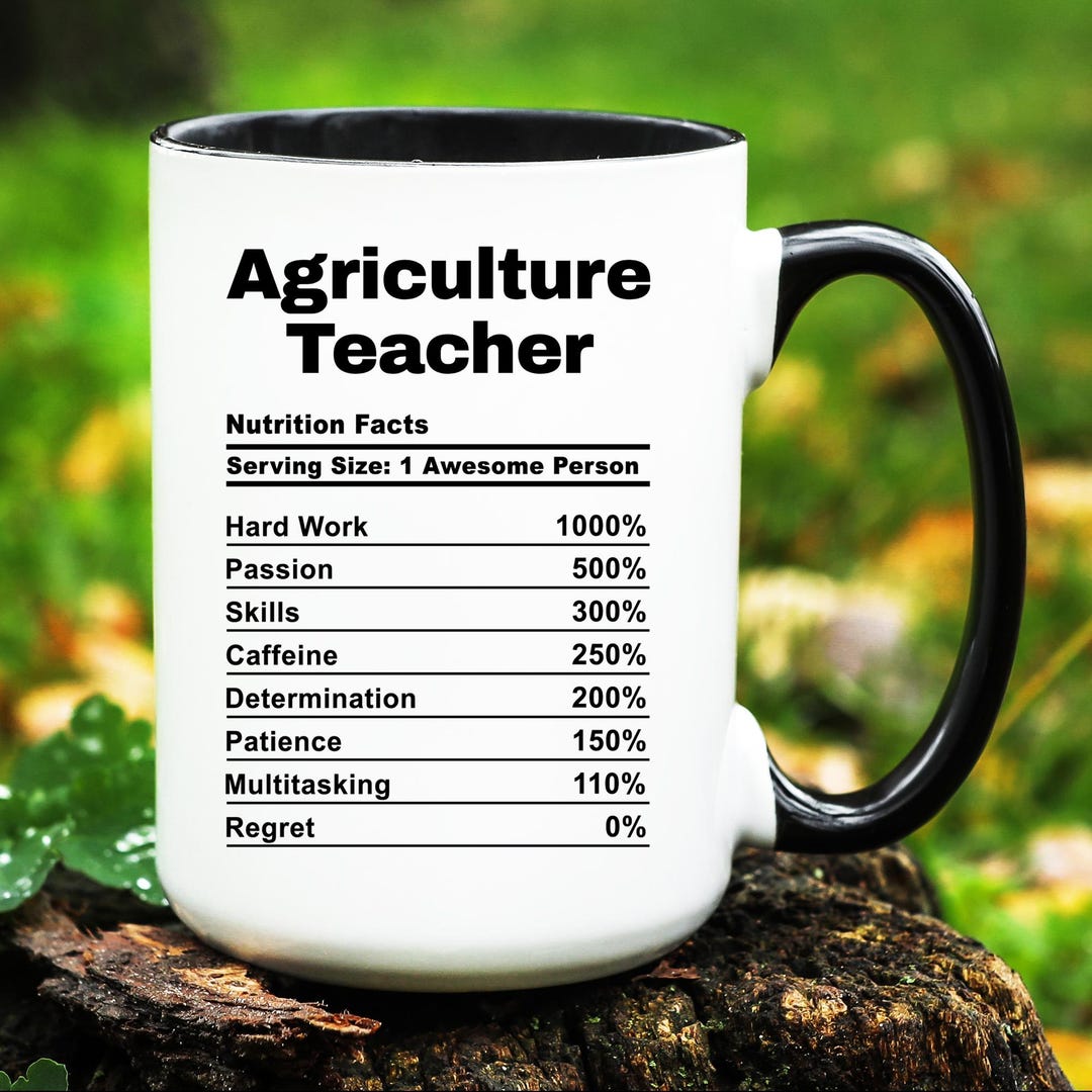 Agriculture Teacher Mug, Agriculture Teacher Gift, Agriculture Teacher ...