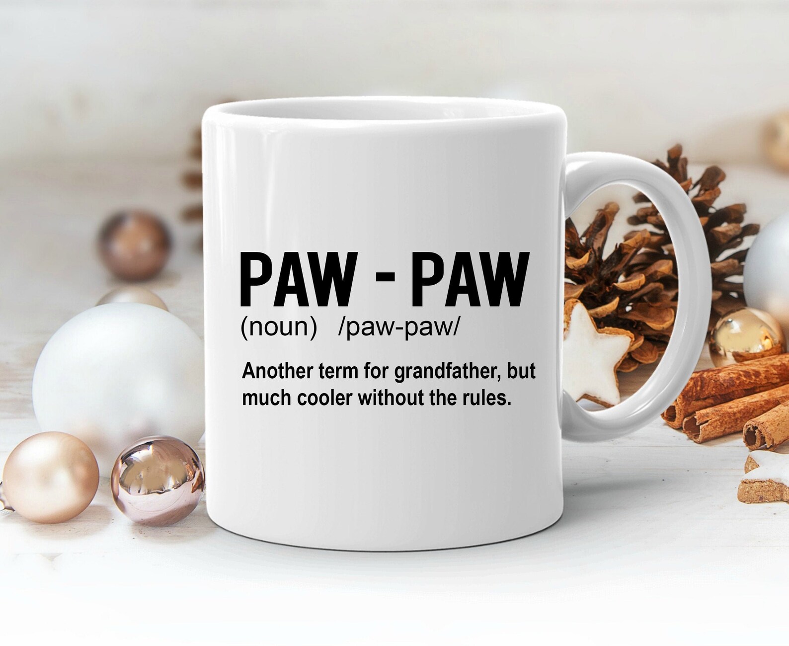 Gift for Paw Paw, Funny Paw Paw Gift, Paw Paw Mug, Paw Paw Coffee Mug ...