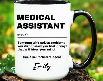 Custom Medical Assistant Mug, Medical Assistant Mug, Custom Medical ...