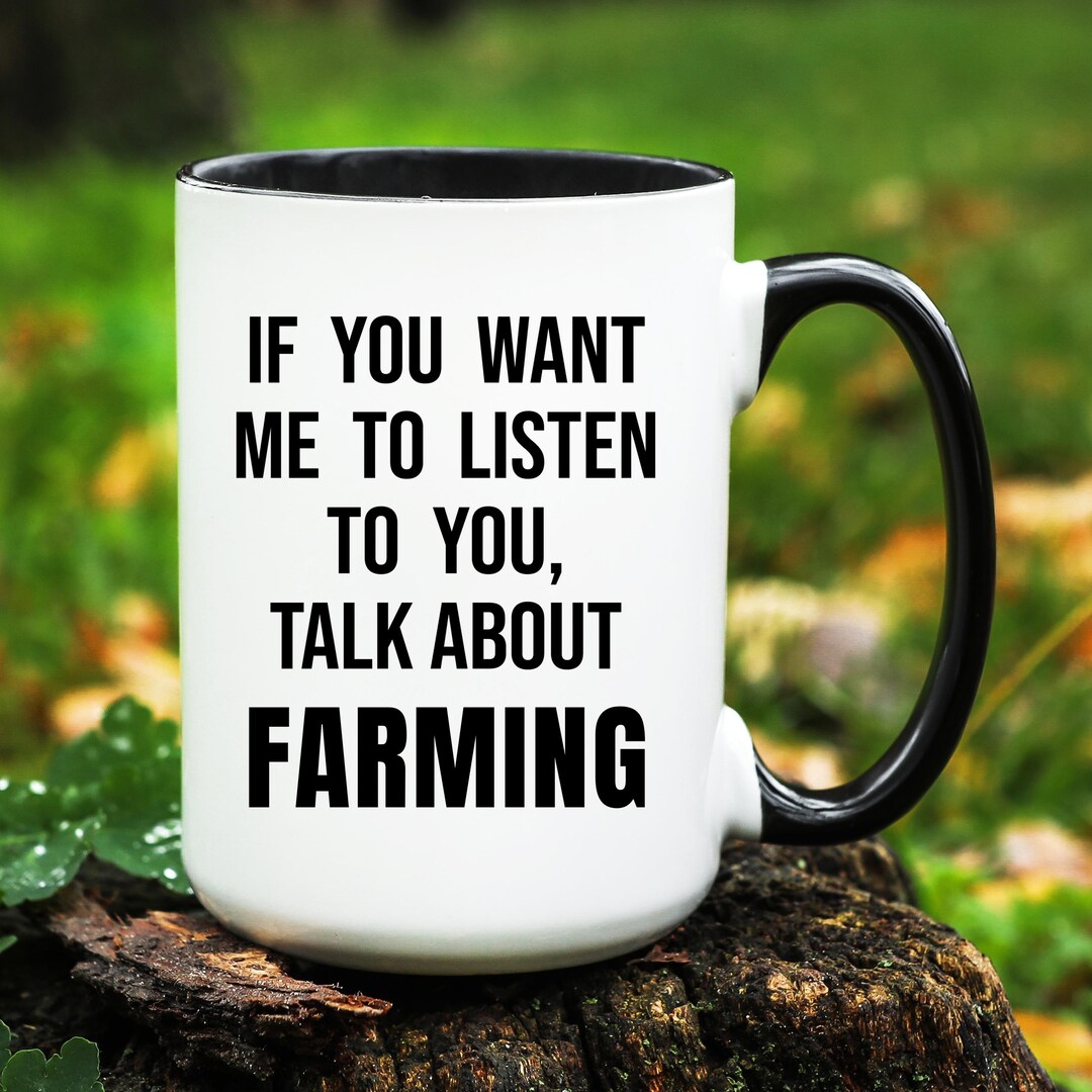 Farming Gift, Farming Mug, Gifts for Farming Lover, Funny Farmer Coffee ...