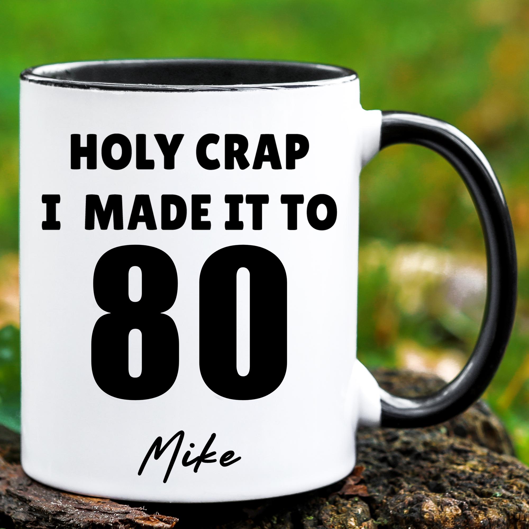 Custom 80th Birthday Mug, Personalized 80th Birthday Gift, Turning 80 ...