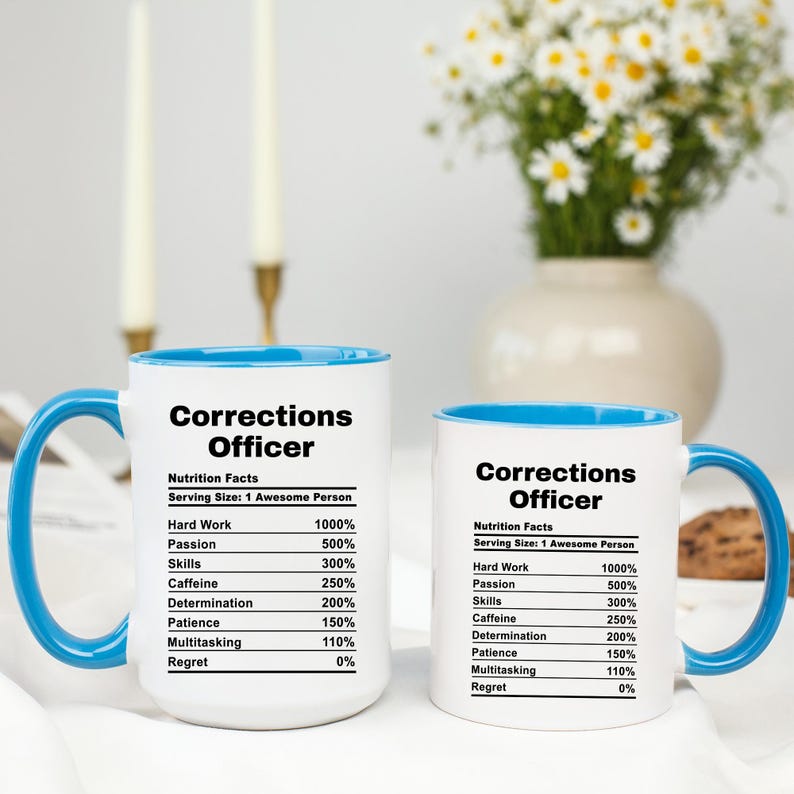 Corrections Officer Mug, Corrections Officer Gift, Corrections Officer ...