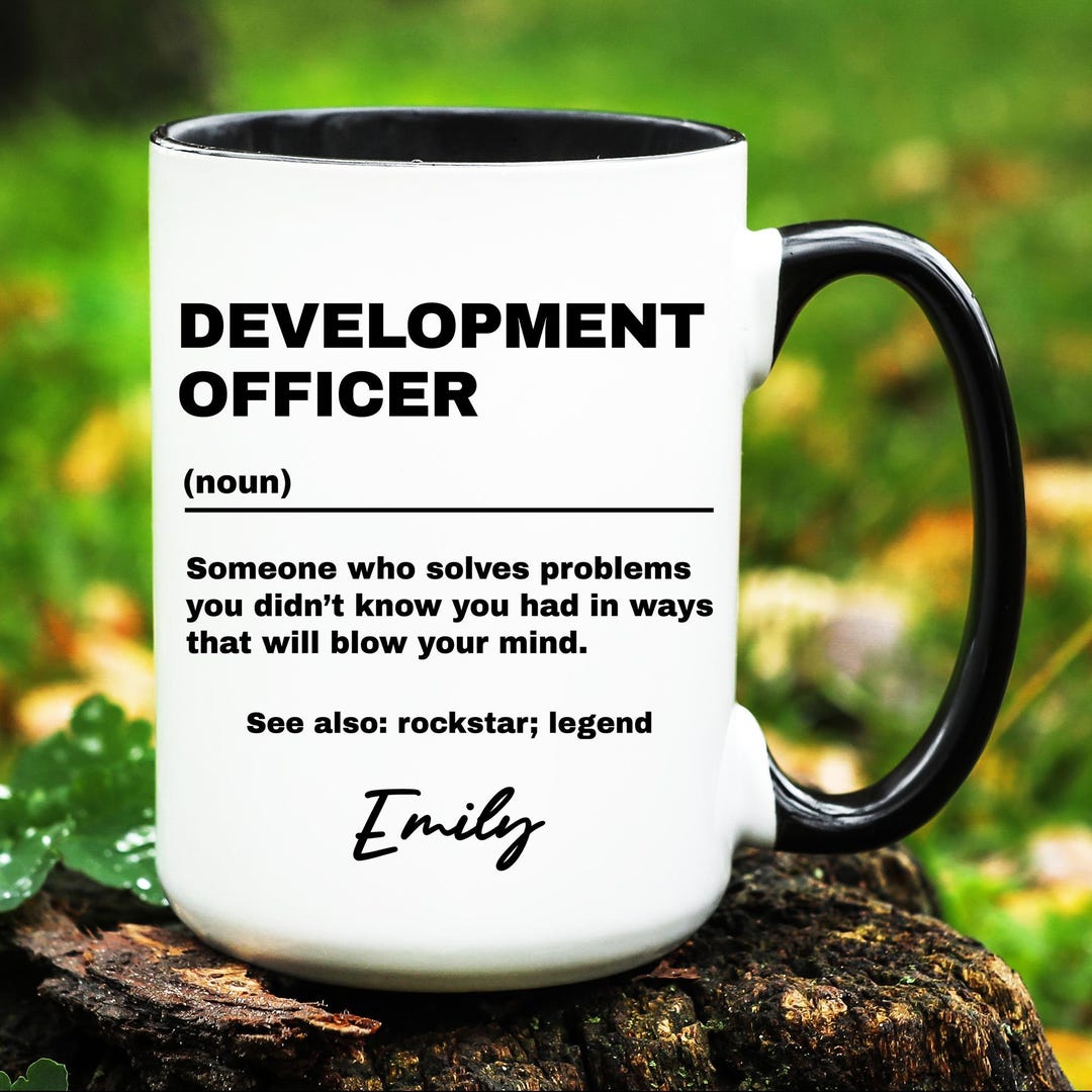 Personalized Development Officer Gift, Development Officer Mug, Custom ...