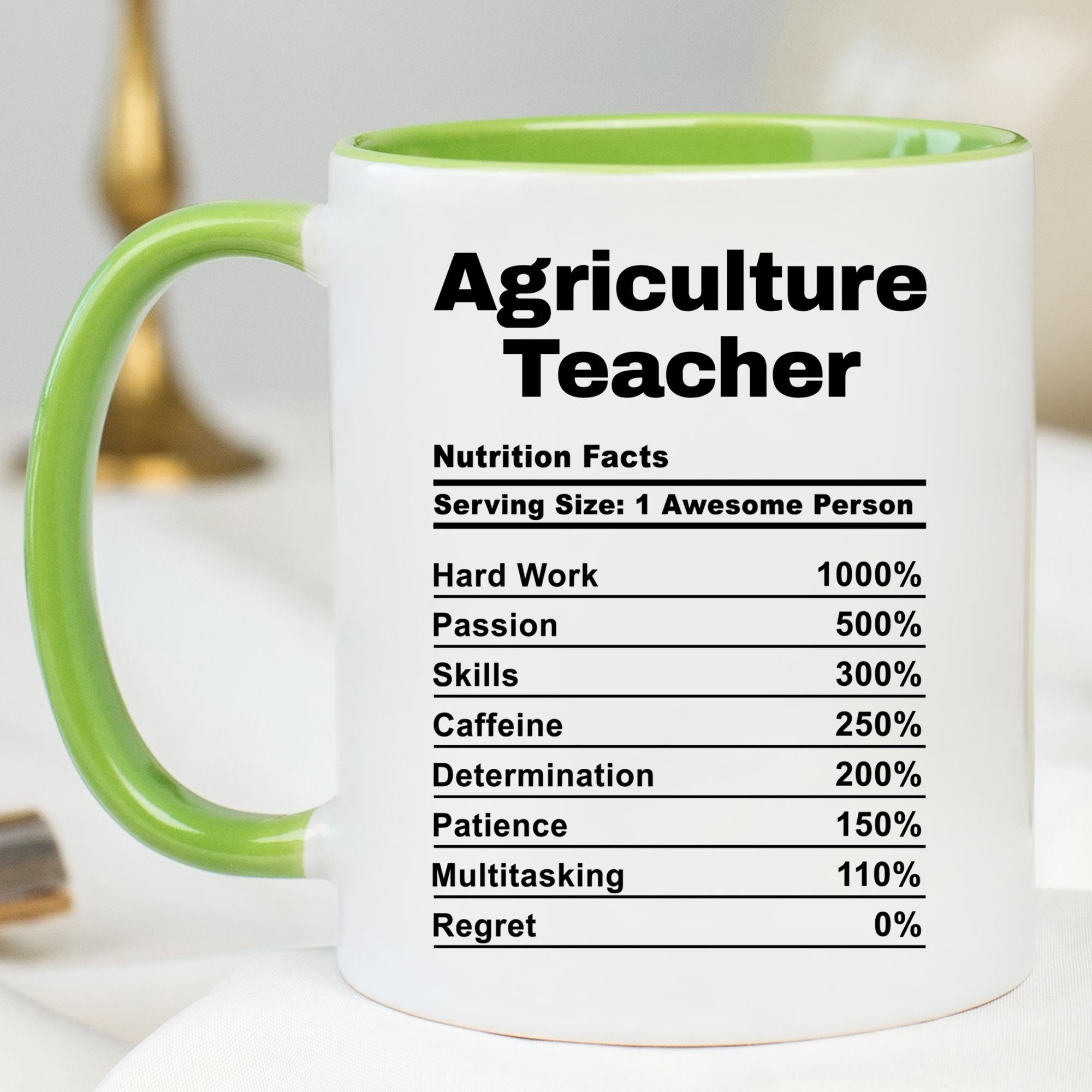 Agriculture Teacher Mug, Agriculture Teacher Gift, Agriculture Teacher ...