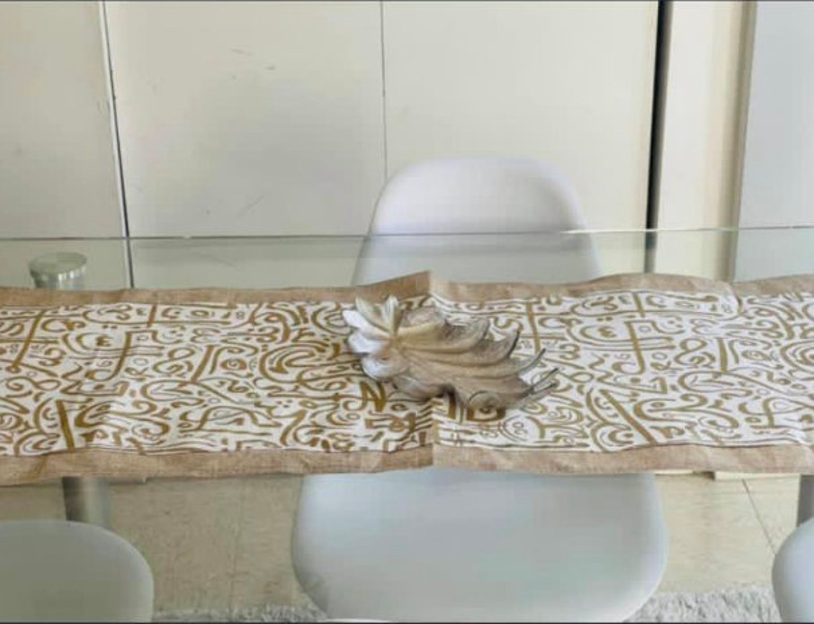 Handmade, Table Runner, Arabic Calligraphy, Table Cover, Tablecloth ...