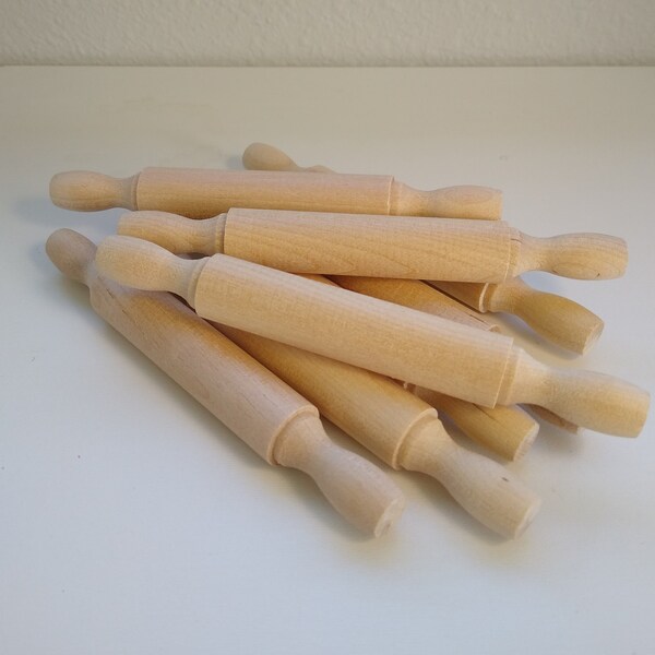 Unfinished Mini Rolling Pins - Etsy