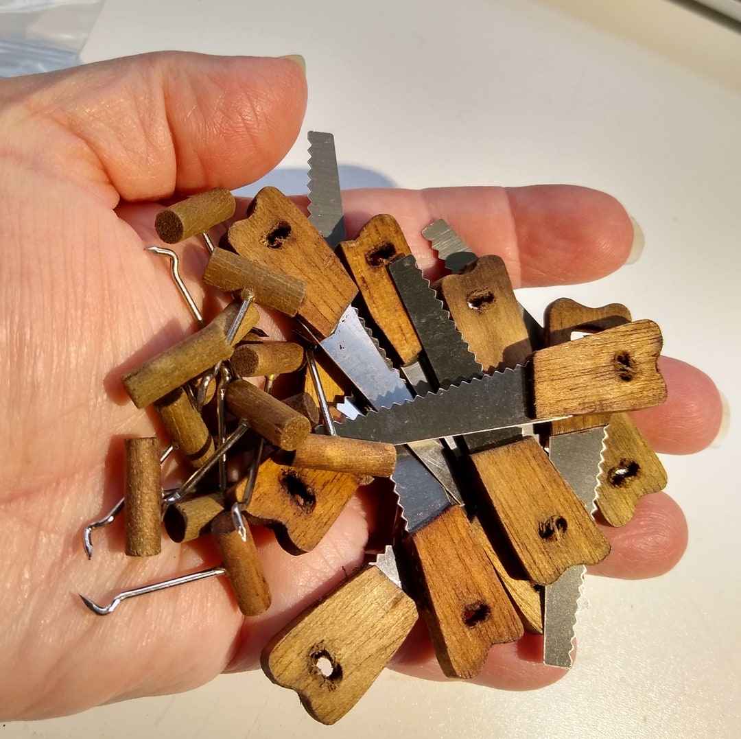Miniature Tool Set, Dollhouse Log Cabin Decor, Arborist Gift - Etsy
