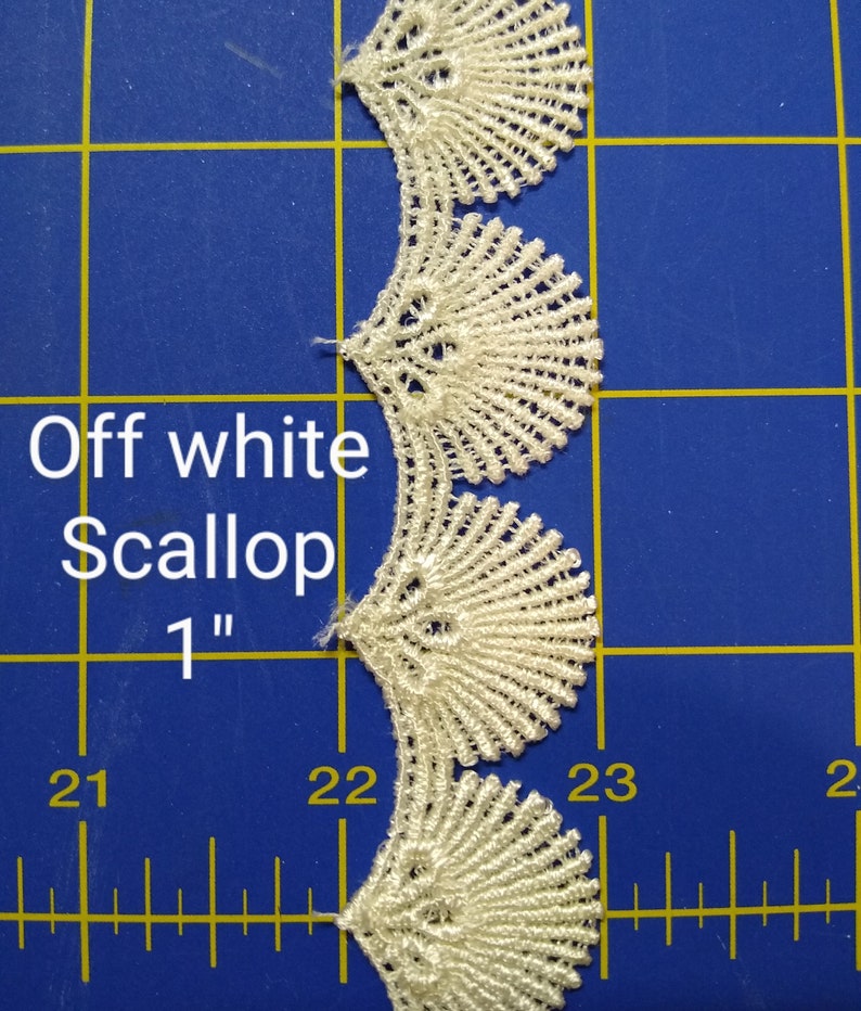 Rare Vintage Lace and Trims, Floral, White 5/16, Beige 1/2, 1/4 With ...