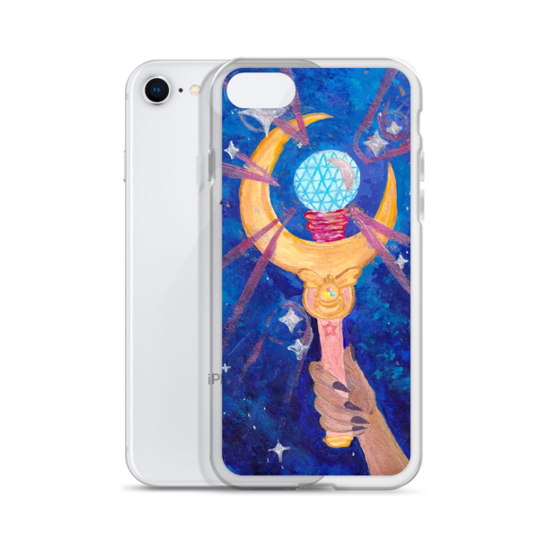 Sailor Moon iPhone Case Moon Stick Fan Art 90s Anime Apple Phone Case ...
