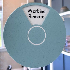 Custom Text Out-of-office Status Signs - Personalized Work Status ...