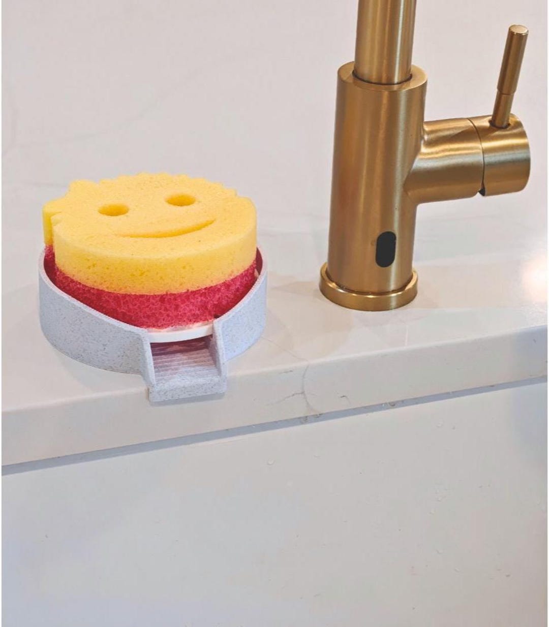 Scrub Daddy Sponge Holder for Kitchen Sink – Fast Drying With Suction ...
