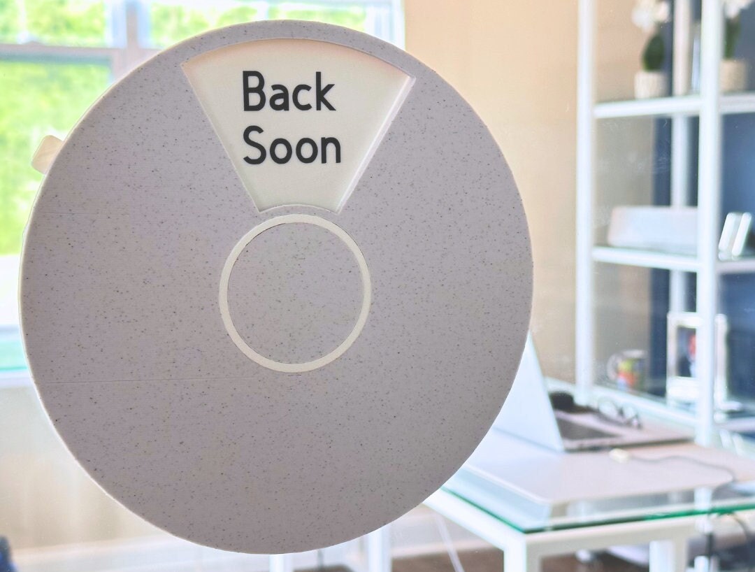 Custom Text Out-of-office Status Signs - Personalized Work Status ...