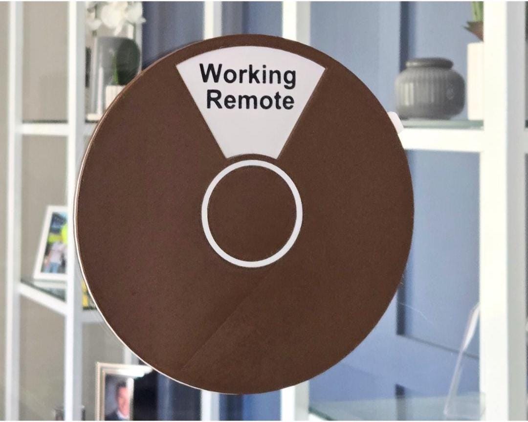 Custom Text Out-of-office Status Signs - Personalized Work Status ...
