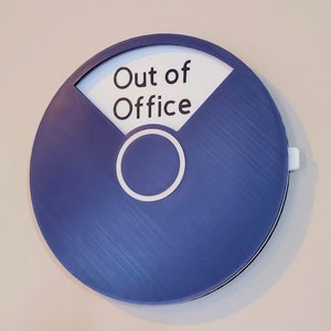 Custom Text Out-of-office Status Signs - Personalized Work Status ...