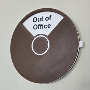 Custom Text Out-of-office Status Signs - Personalized Work Status ...