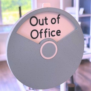 Custom Text Out-of-office Status Signs - Personalized Work Status ...