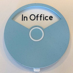 Custom Vinyl Out-of-office Status Signs Personalized Work Status ...
