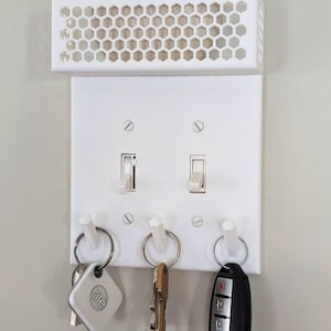Light Switch Key & Wallet Storage - Entryway Switch Plate Organizer Cover - Etsy