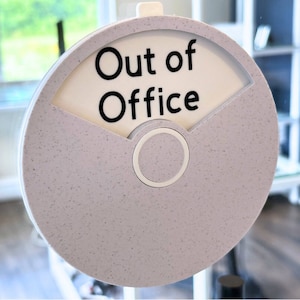 Custom Text Out-of-office Status Signs - Personalized Work Status ...