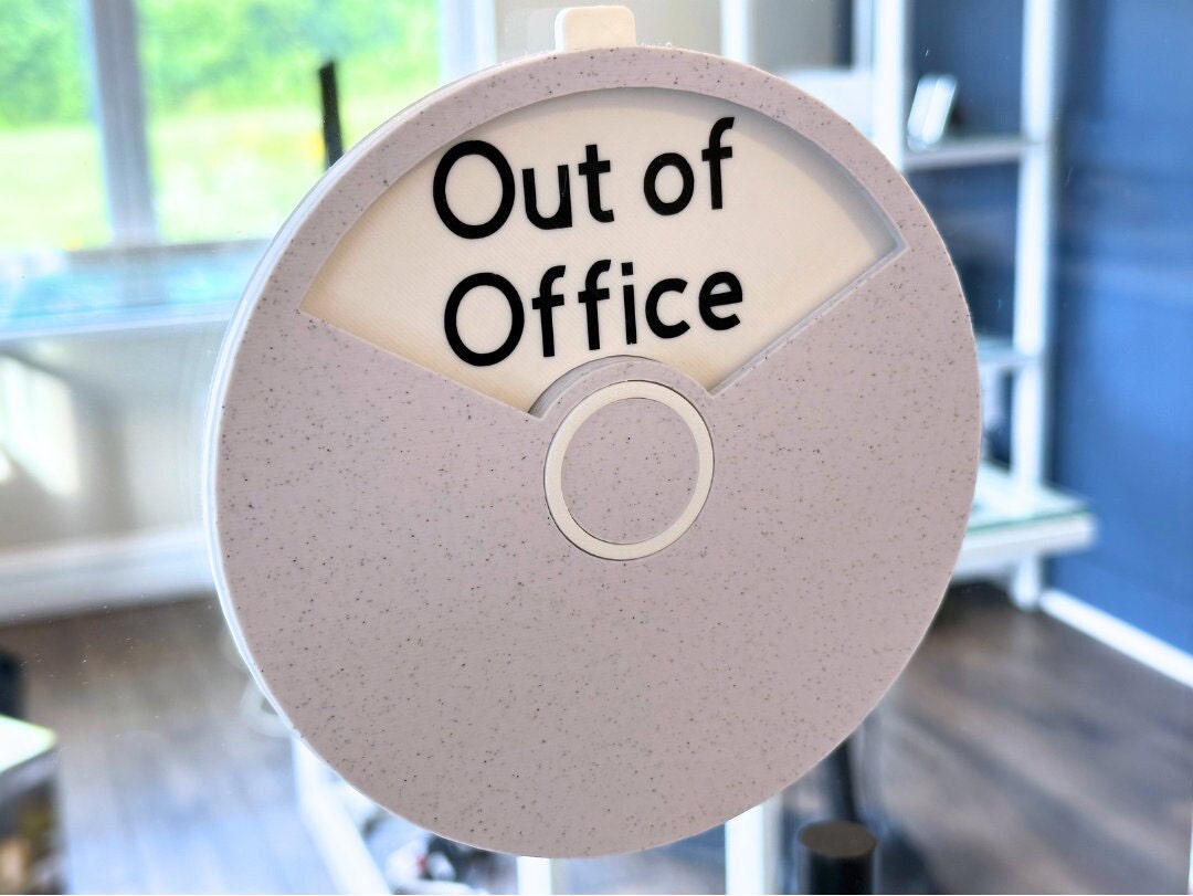 Custom Text Out-of-office Status Signs - Personalized Work Status ...