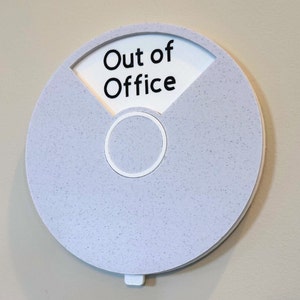 Custom Text Out-of-office Status Signs - Personalized Work Status ...
