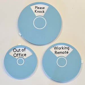 Custom Text Out-of-office Status Signs - Personalized Work Status ...