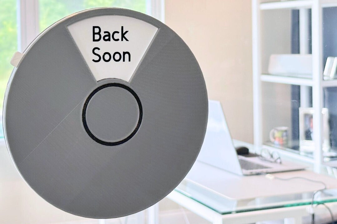 Custom Text Out-of-office Status Signs - Personalized Work Status ...