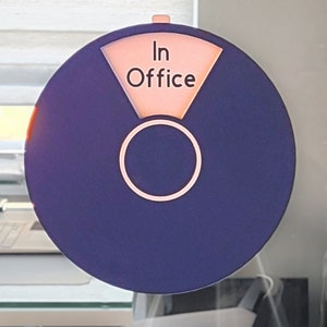 Custom Text Out-of-office Status Signs - Personalized Work Status ...