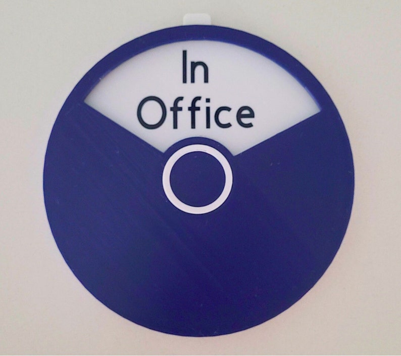 Custom Text Out-of-office Status Signs - Personalized Work Status ...