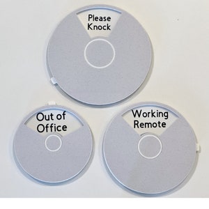 Custom Text Out-of-office Status Signs - Personalized Work Status ...