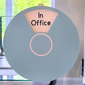 Custom Text Out-of-office Status Signs - Personalized Work Status ...