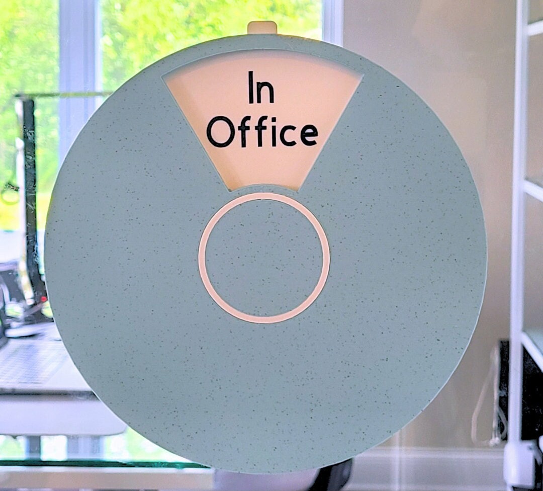 Custom Text Out-of-office Status Signs - Personalized Work Status ...