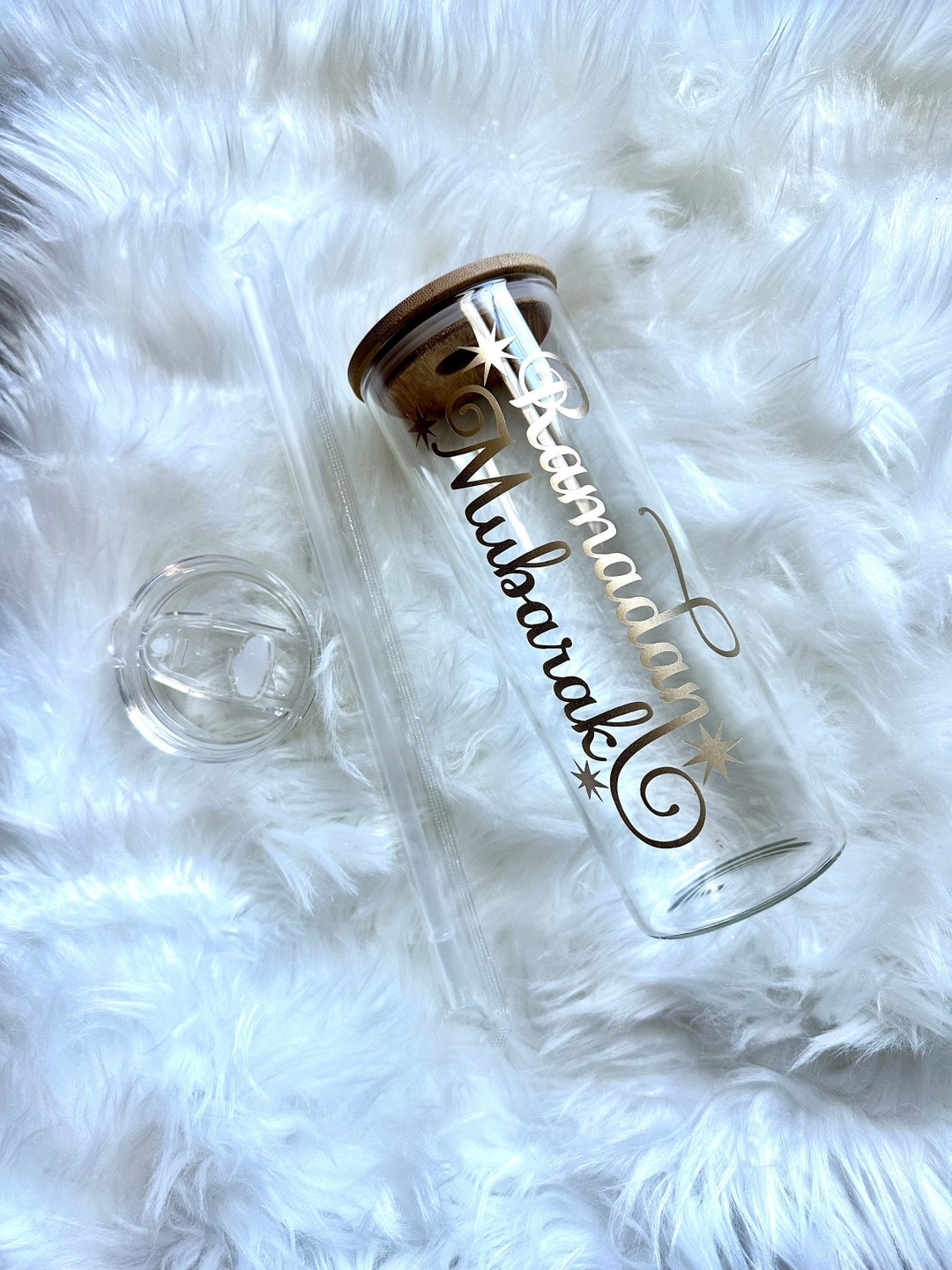 Ramadan Glass Tumbler| Ramadan Mubarak Cup| Ramadan Mubarak Gifts - Etsy