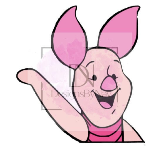 Piglet SVG Grouped Svg Layered SVG Cricut Cutting File - Etsy