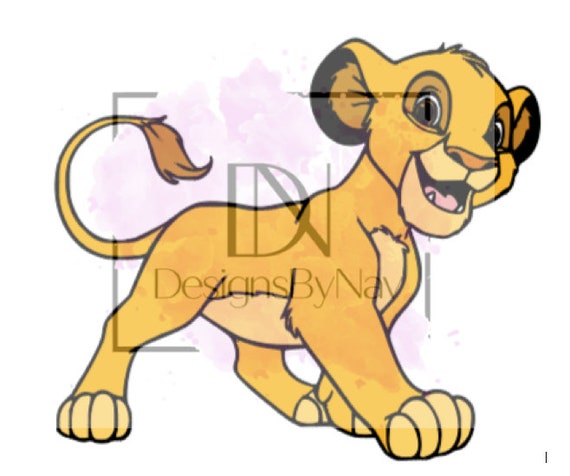 Simba SVG Grouped Svg Layered SVG Cricut Cutting File | Etsy