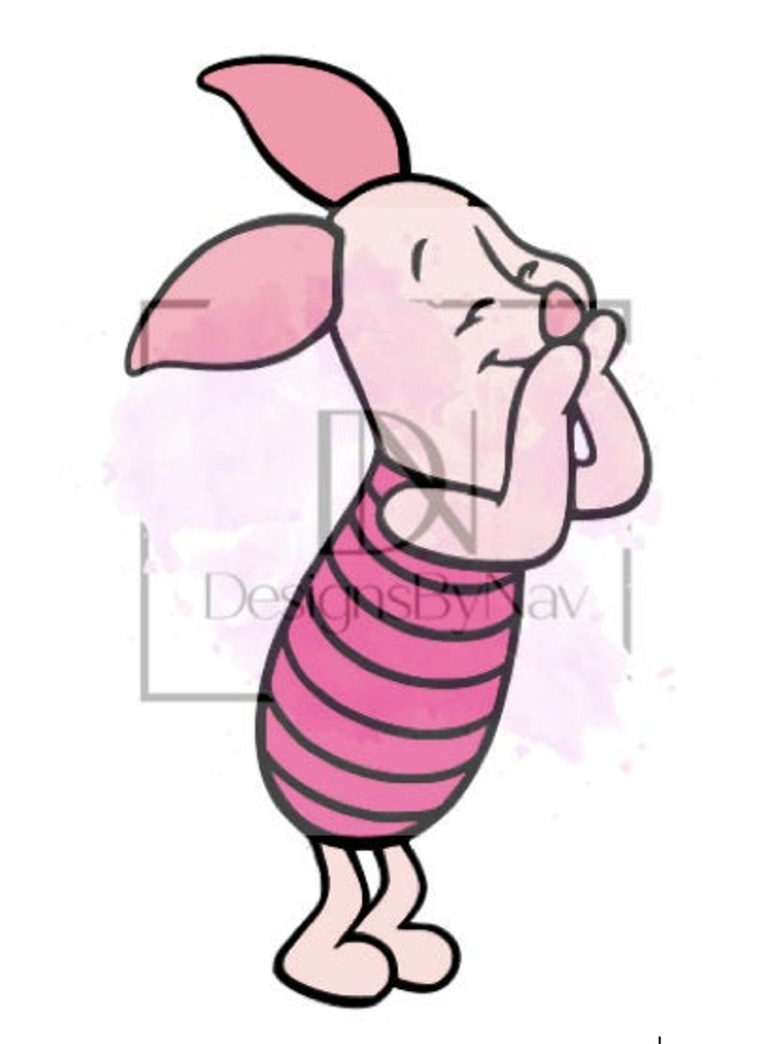 Piglet SVG, Grouped Svg, Layered SVG, Cricut Cutting File, Instant ...