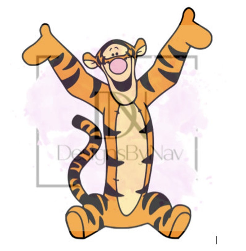 Tigger SVG Grouped Svg Layered SVG Cricut Cutting File | Etsy