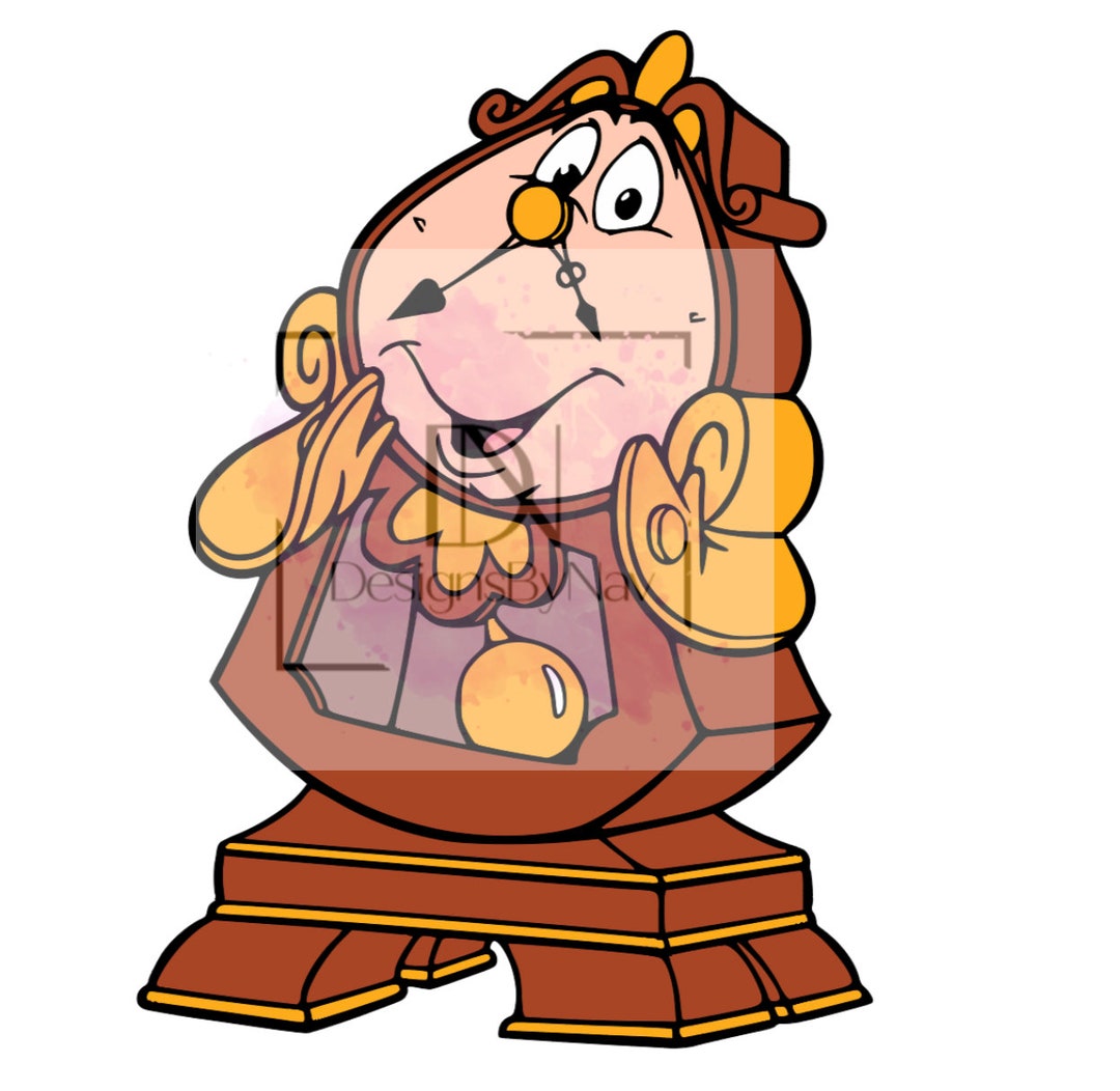 Beauty and the Beast Cogsworth SVG, Grouped SVG, Layered SVG, Cricut ...