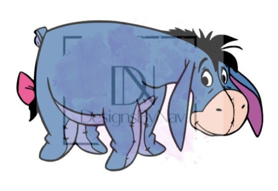 Eeyore SVG Grouped Svg Layered SVG Cricut Cutting File | Etsy