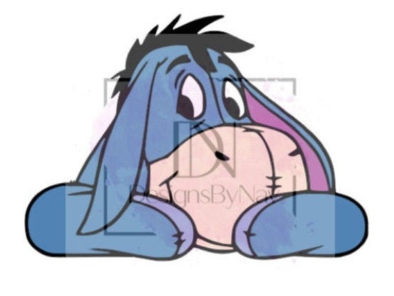 Eeyore SVG Grouped Svg Layered SVG Cricut Cutting File | Etsy