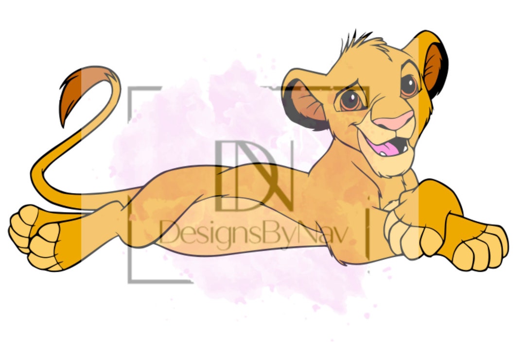 Simba SVG, Grouped Svg, Layered SVG, Cricut Cutting File, Instant ...