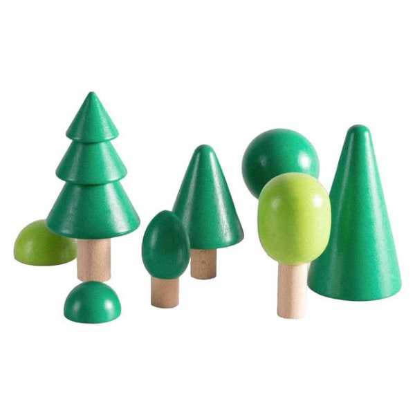 Wooden Trees Toy - Etsy