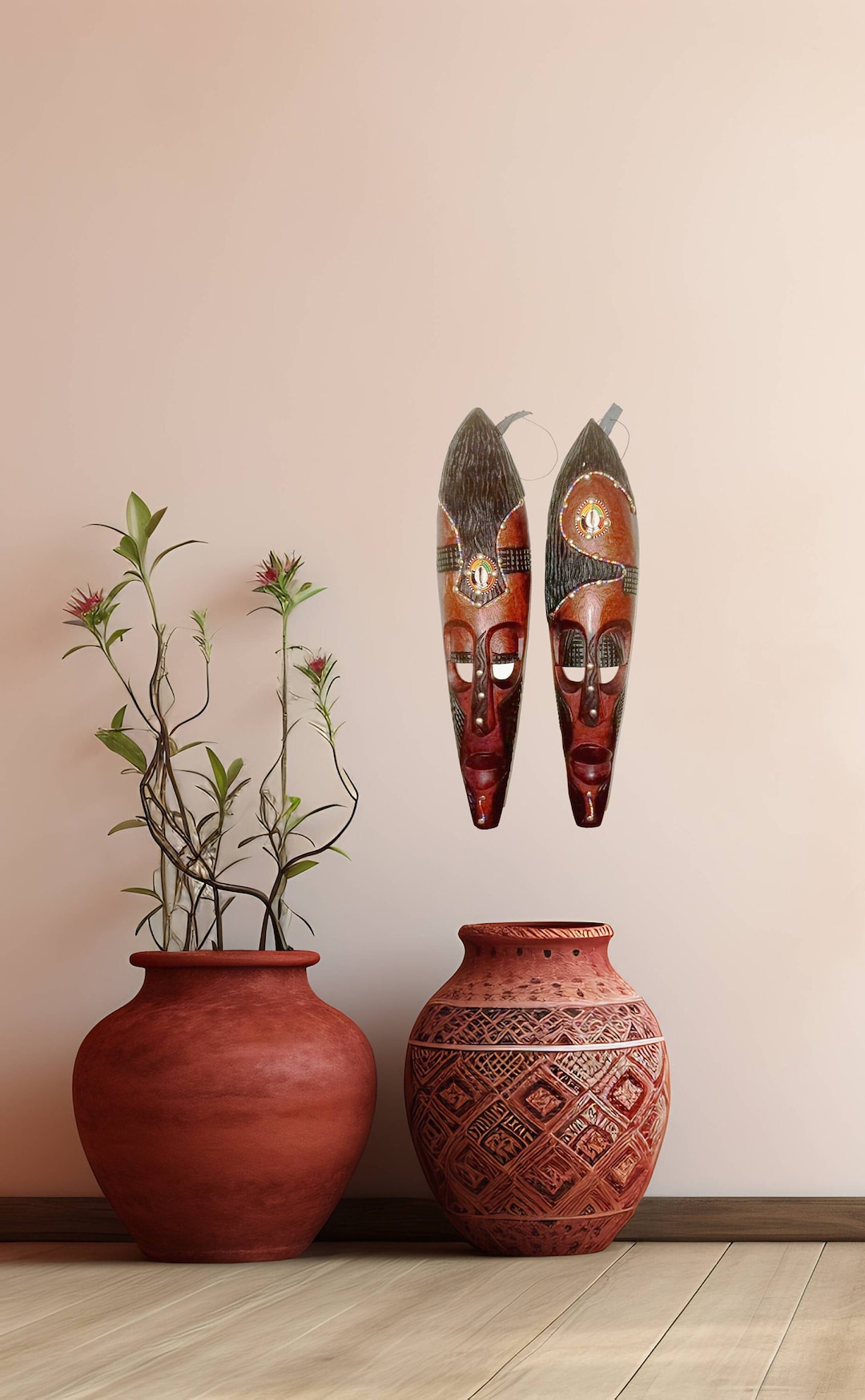 A Set of African Wall Hangings, Wall Decor - Etsy