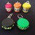 Miniature Drum Keyholders, Colorful Miniature Drum Keyrings, African ...