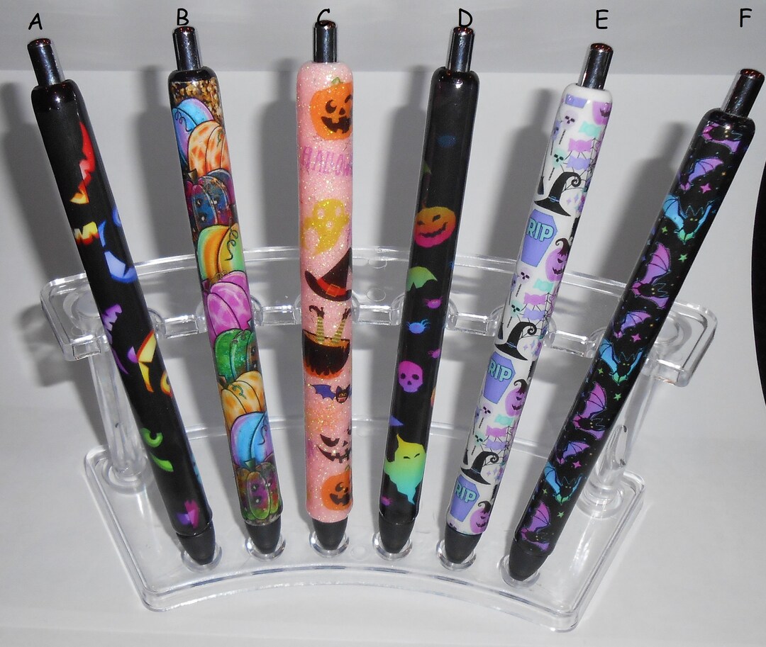 Epoxy, Glitter Halloween Gel Pens - Etsy