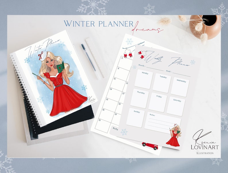 Digital Printable Planner, Daily Schedule Page, to Do List, Fashion ...