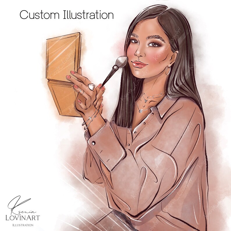 Custom Order Fashion Illustration, Customised Fashion Sketch, Custom Digital Illustration ...